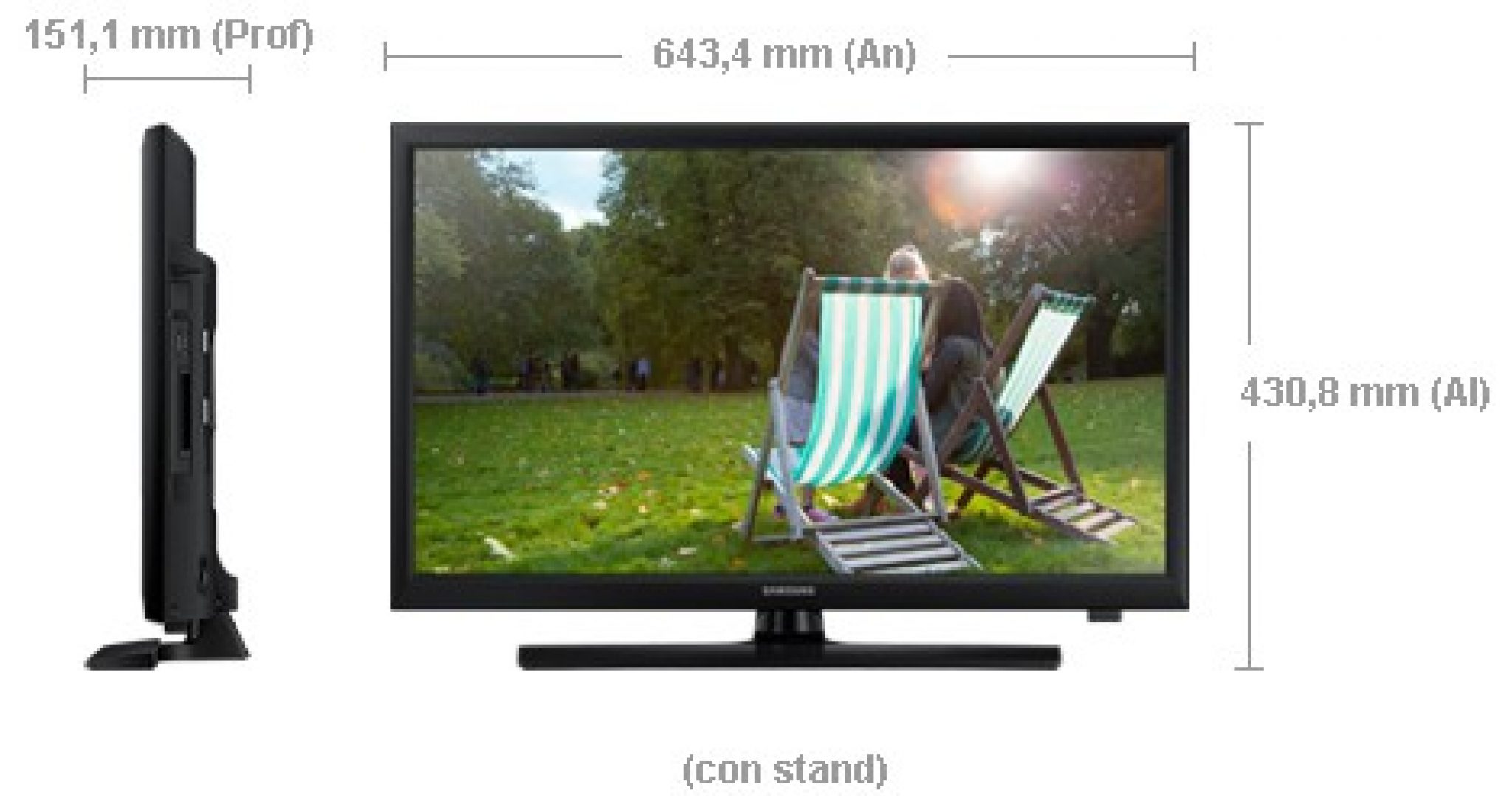 Samsung T28E310EW, el 2 en 1 con soporte y mando incluídos