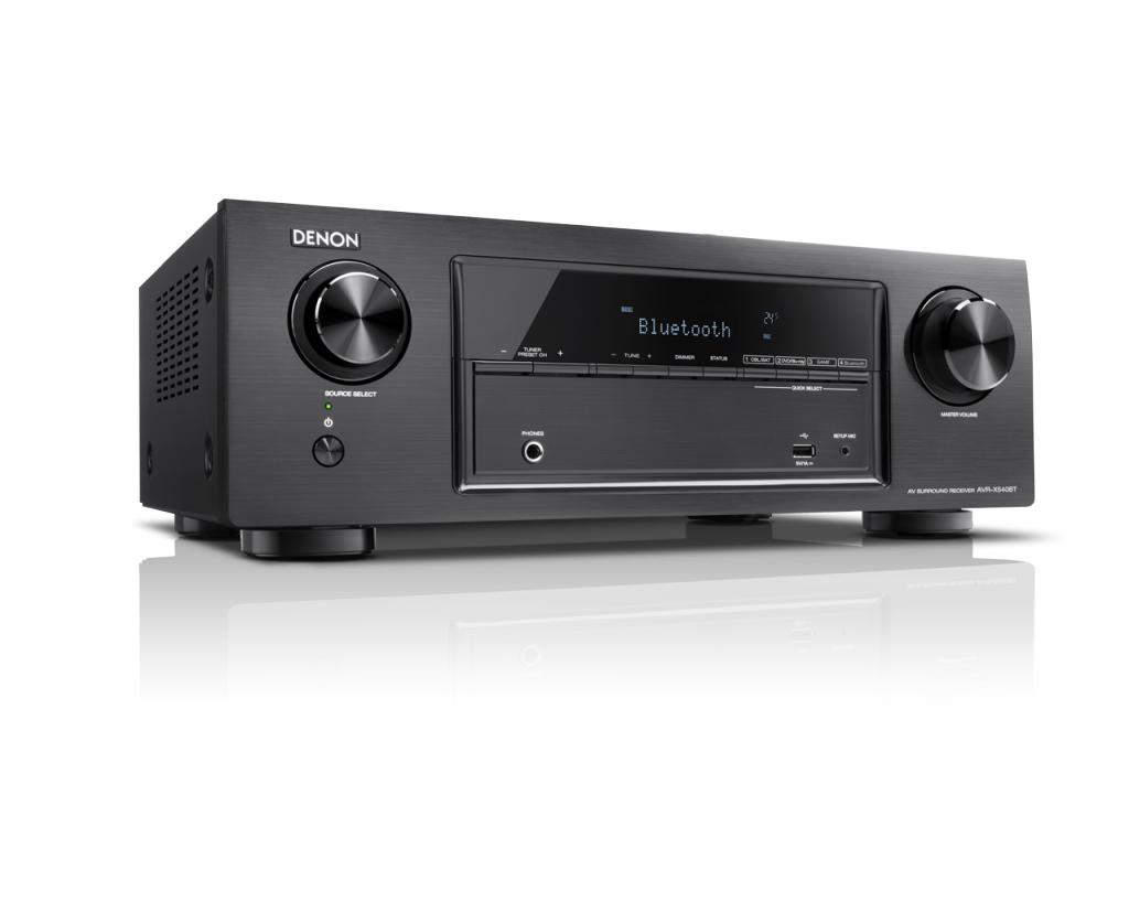Denon AVR-X540BT, receptor A/V compatible con 4K y HDR