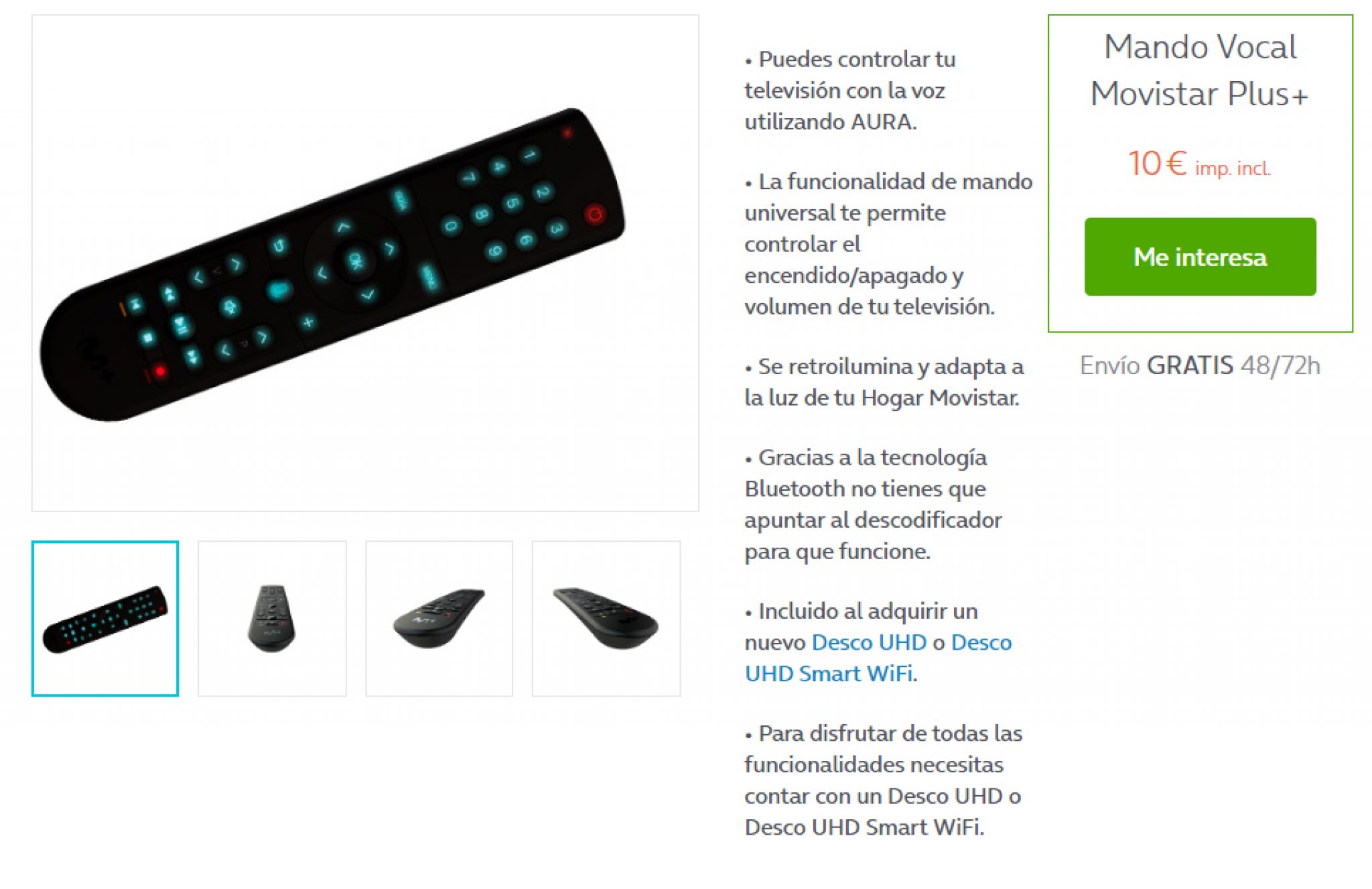 ¿Cómo funciona el mando vocal de Movistar Plus+?