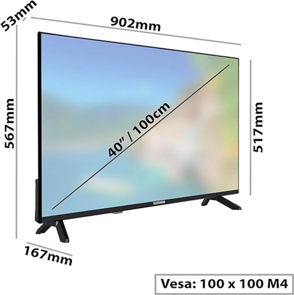 Telefunken 40DTAF724, sencilla Smart TV de 40 pulgadas